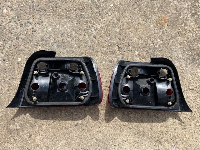 ORIGINAL BMW E36 compact taillights tail lights tail lights white/red ...