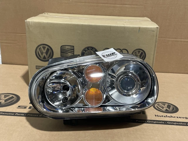 VW GOLF MK4 R32 Front Headlight Left Bi Xenon Genuine New OEM VW Parts ...