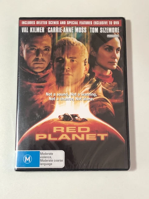RED PLANET (DVD, Reg 4) Val Kilmer, Carrie-Anne Moss, Tom Sizemore [New ...