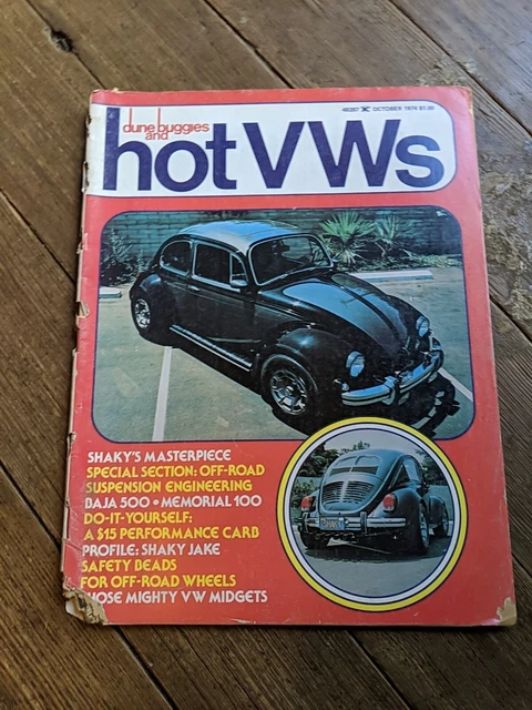 DUNE BUGGIES AND Hot Vws October 1974 Magazine Vtg Rare £12.21 ...
