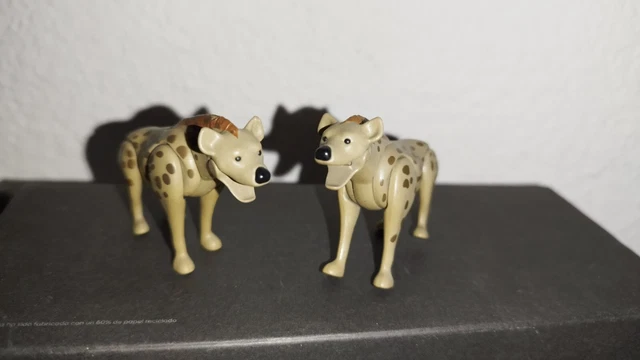 PLAYMOBIL LOT HYENE animal sauvage savane jungle Hyenas african safari ...