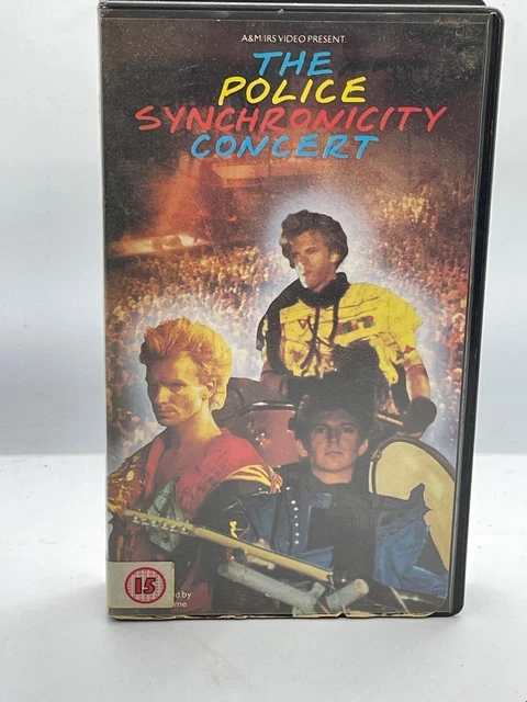 THE POLICE SYNCHRONICITY Concert on VHS Video Cassette Tape £14.99 ...
