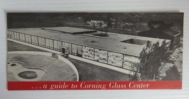VINTAGE CORNING GLASS Center New York Brochure (Inv32593) $4.95 ...
