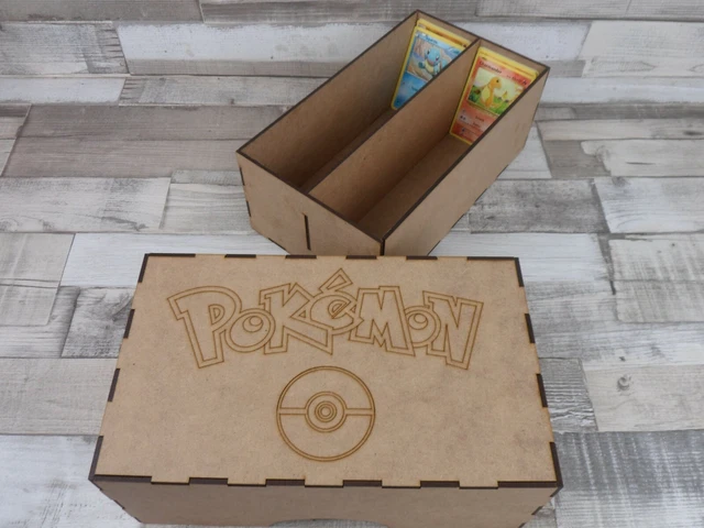 POKEMON TRADING CARDS Storage Box - 300+ Card Storage Strong Mdf ...