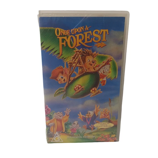 ONCE UPON A Forest VHS Original Rare Children Family Kids Animation ...