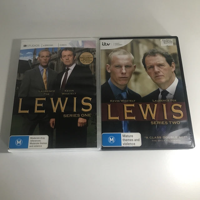 LEWIS SERIES ONE & Series Two DVD Bundle Region 4 PAL Kevin Whately ...