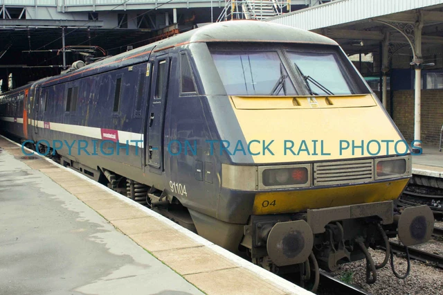 UK RAILWAY PHOTOGRAPH Of Class 91 91104. Rm91-59 £1.70 - PicClick UK
