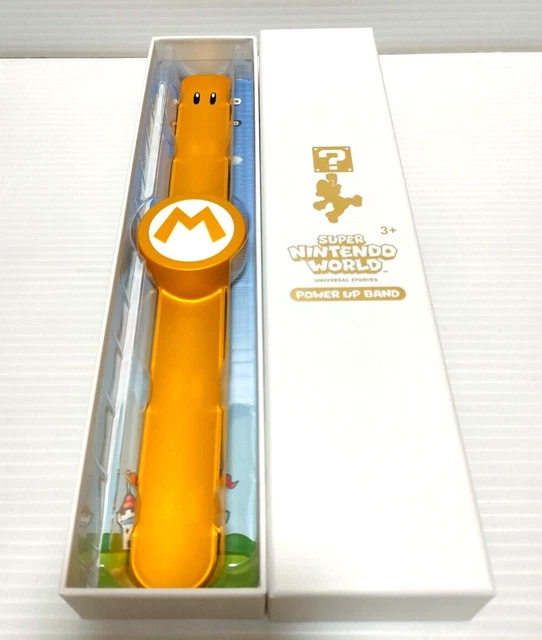 USJ SUPER NINTENDO World Gold Power Up Band amiibo Switch Mario Limited ...