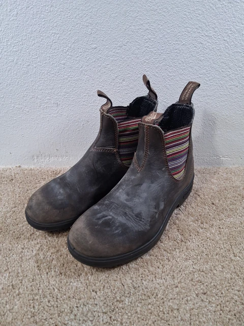 BLUNDSTONE CHELSEA BOOTS Original 500 Brown Leather US Mens Men 9.5 ...