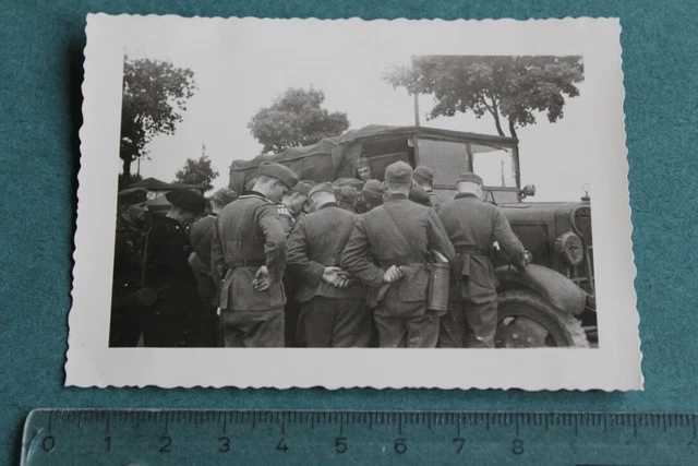 FOTO PHOTO GK 6. Panzer-Division Panzer-Regiment Sd.KFZ Soldaten ...