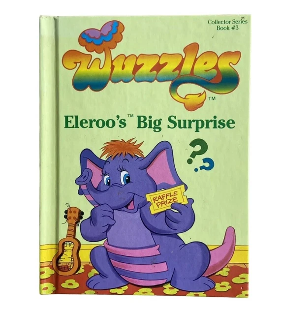 DISNEY WUZZLES ELEROO'S Big Surprise 1984 Vintage Collector Series Book ...