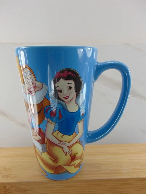 DISNEY STORE SNOW White & the Seven Dwarfs Coffee Mug tall ceramic BRAND NEW £23.65 - PicClick UK