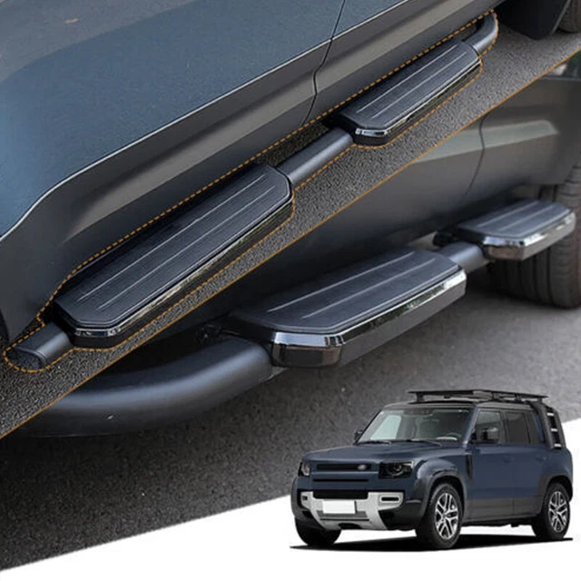 FOR LAND ROVER Defender 110 L663 R 2020+ Running Board Side Steps Black ...