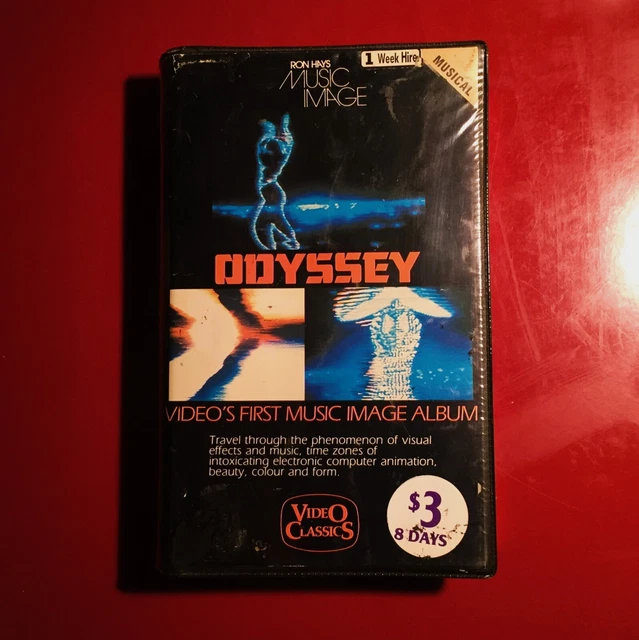 *ODYSSEY VHS VIDEO CLASSICS rare 1979 analog animation Scanimation ...