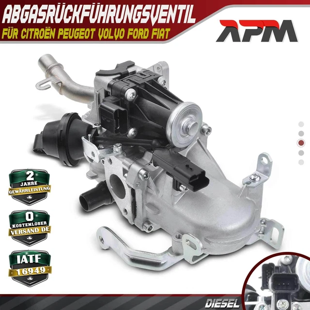 VANNE / VALVE AGR Recirculation pour Citroën Berlingo C3 C4 C5 DS3 DS4 ...