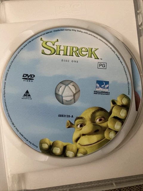 SHREK DISC Set (DVD, 2001) 2 Disc Special Edition . Like New. Free ...