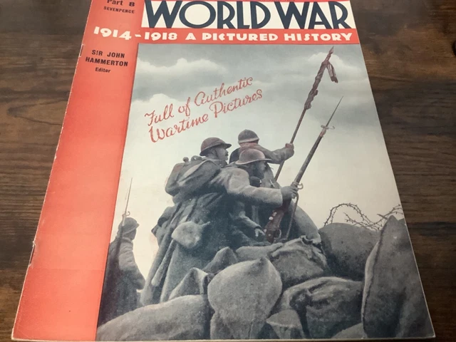 WORLD WAR 1914-1918 A Picture History Part 8 published 1934 ?) (CB29) £3.99 - PicClick UK