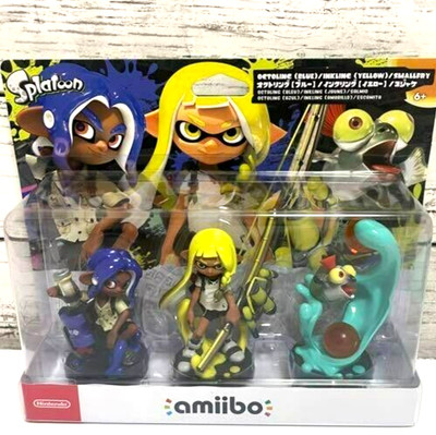 NINTENDO AMIIBO SPLATOON Triple set Octoling Blue Inkling Yellow Smallfry 3 NEW £107.52 ...