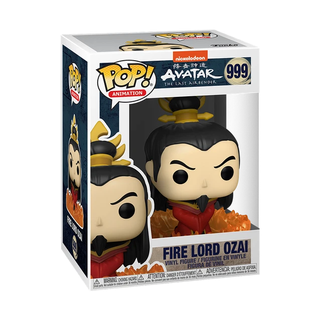 AVATAR FIRE LORD Ozai POP Animation #999 Figurine VINYLE FUNKO EUR 22 ...