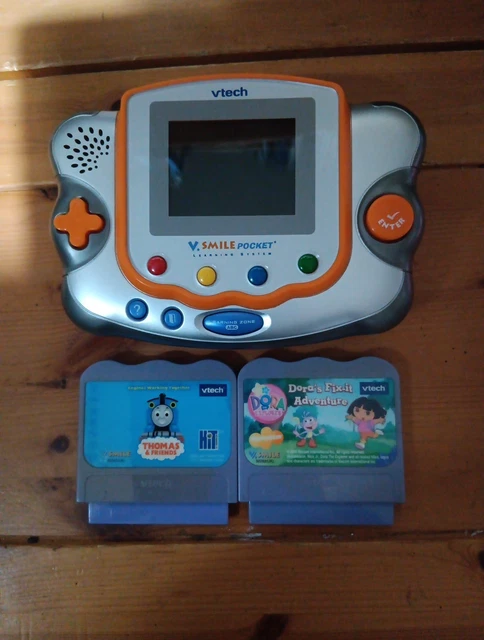 VTECH V.SMILE POCKET Console | Purple & Orange | Retro Educational ...