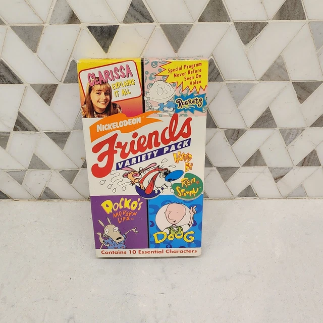 VINTAGE NICKELODEON FRIENDS Variety Pack VHS Video Tape Nick Classics £ ...