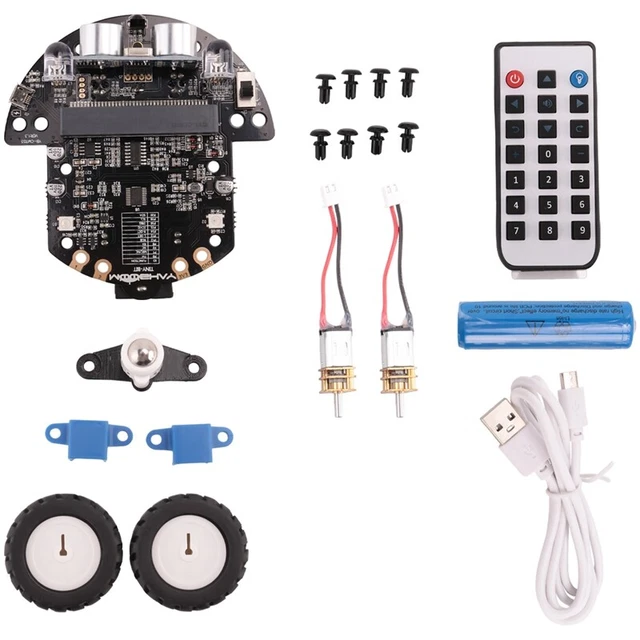 KIT ROBOTIQUE PROGRAMMABLE Robot Basé sur BBC Microbit V2 et V1 pour L ...