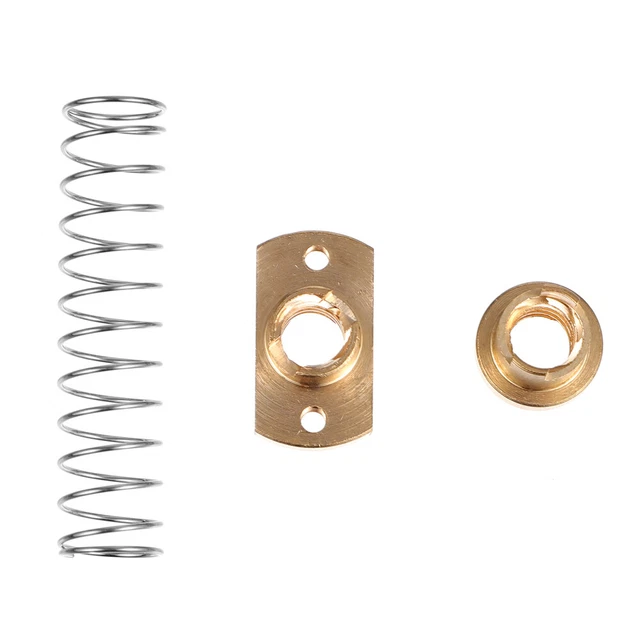 SPRING LOADED NUTS Screws Anti Backlash Nut 3D Printer Accessories £4. ...