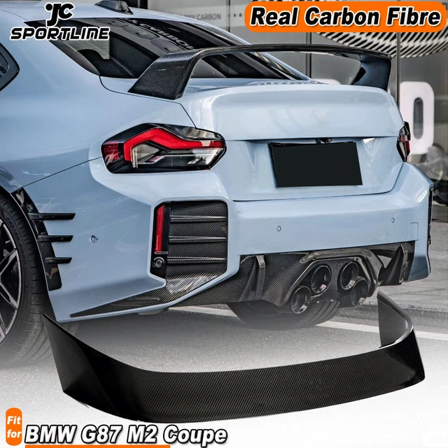 FIT FOR BMW G87 M2 Coupe 2022-2024 DRY CARBON Rear Boot Spoiler Trunk ...