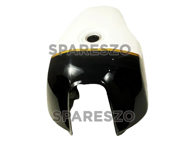 100% GENUINE ROYAL Enfield "CONTINENTAL GT 650 DUX DELUXE WHITE FUEL ...