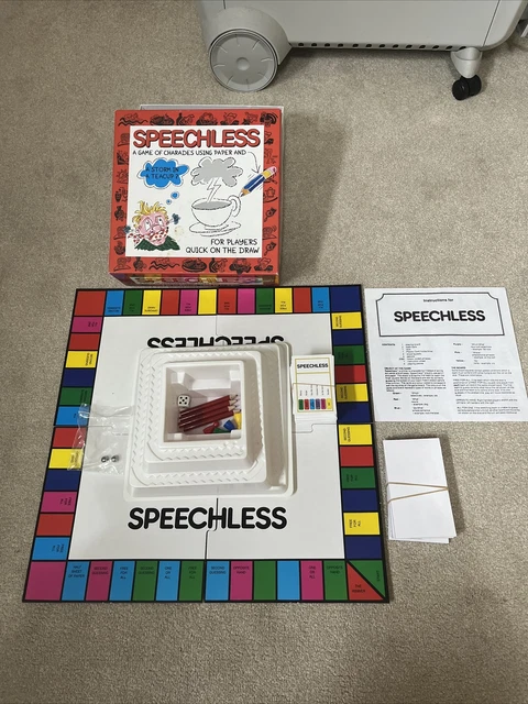 VINTAGE SPEECHLESS BOARD Game 1980s by BV Leisure Age 10 to Adult £7.99 ...