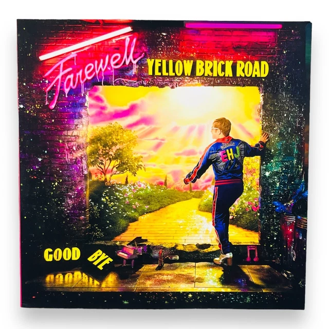 RARE ELTON JOHN Good Bye Farewell Yellow Brick Road 2022 Final Tour ...