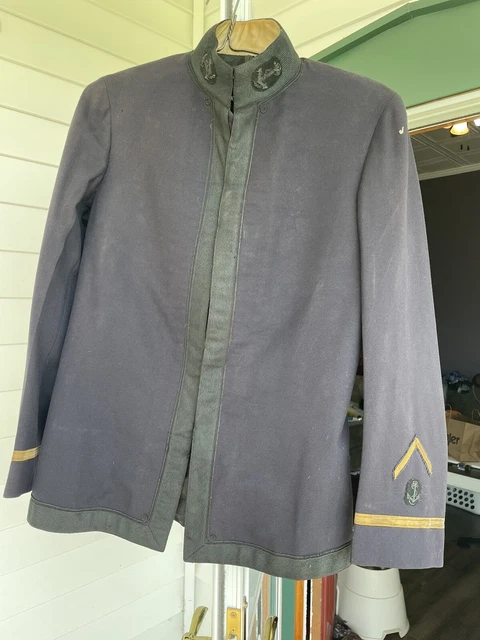 WW1 US NAVY Officers Tunic Jacket With Bullion Rank And Overseas Stripe ...