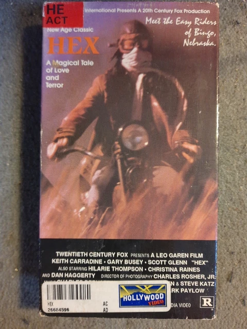 HEX - 1990 VHS Biker Horror Gary Busey Intermedia Hollywood Video (1973) £19.99 - PicClick UK