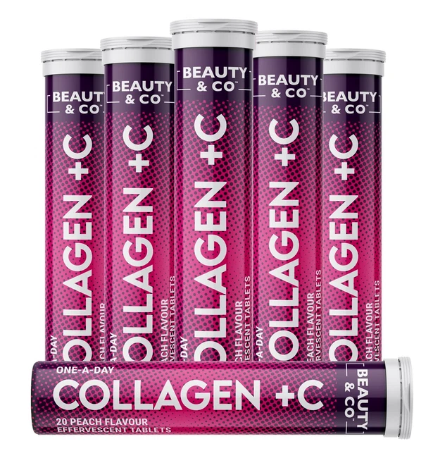 BEAUTY&CO. COLLAGEN EFFERVESCENT- Marine Collagen & Vitamin C ...