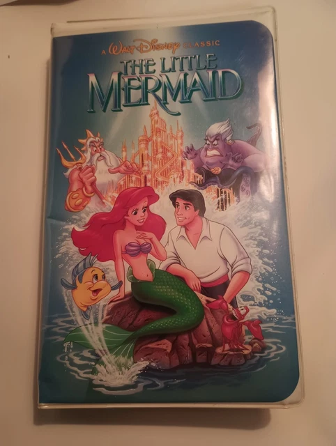 THE LITTLE MERMAID VHS, 1989 Black Diamond Original Rare Banned Cover ...