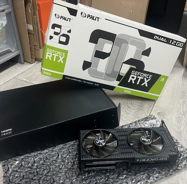 PALIT GEFORCE RTX 3060 DUAL 12GB GDDR6 Graphics Card PC Computer £196.01 - PicClick UK