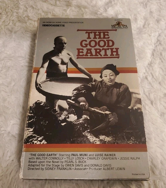 THE GOOD EARTH VHS MGM Big Box 1964 PAUL MUNI Luise Rainer PEARL S BUCK ...