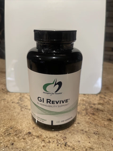 GI REVIVE BY Designs for health Supplement - 210 Capsules - Exp: 09/30 ...