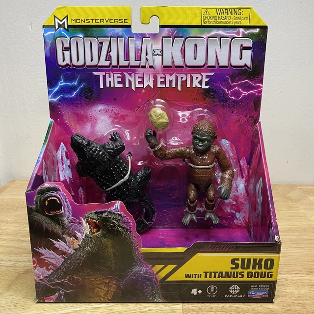 PLAYMATES MONSTERVERSE GODZILLA x Kong New Empire SUKO w Titanus Doug ...