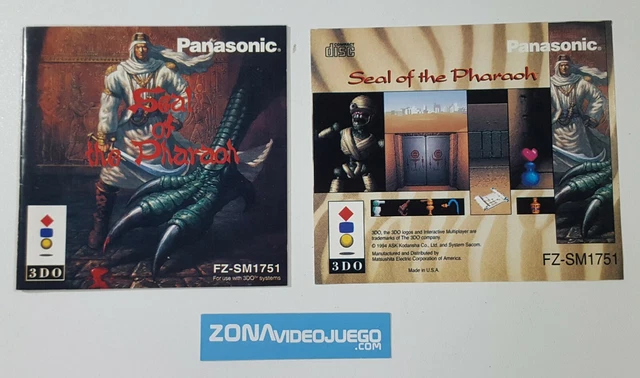 MANUAL Y CARATULAS, Seal of the Pharaoh, Panasonic 3DO. EUR 9,95 - PicClick FR