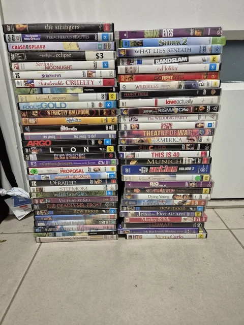 DVD’S BULK LOT Of 60 Movies Mixed Genre $44.00 - PicClick AU