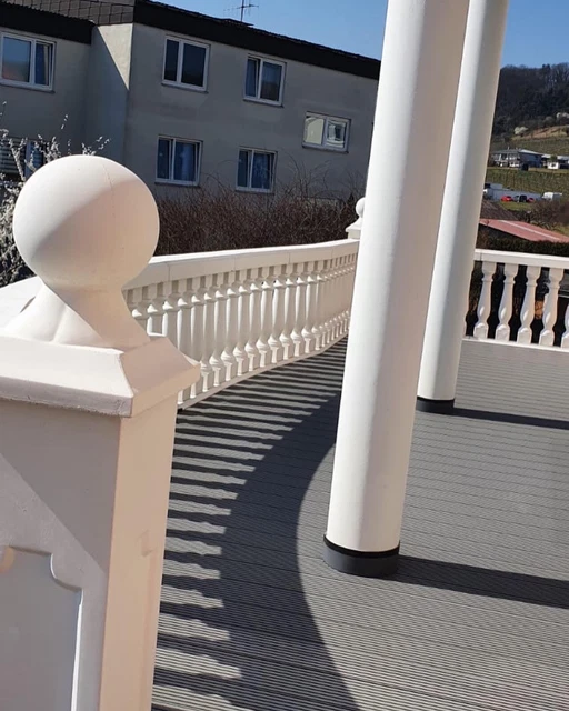 BALUSTRADES BALCONY RAILING balustrade concrete railing columns balcony ...