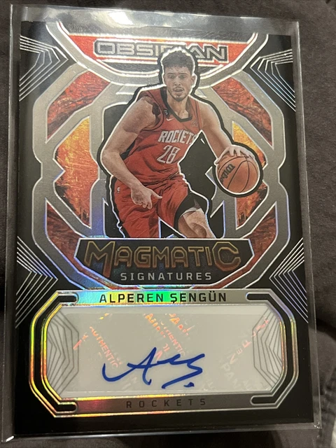 2022-23 PANINI OBSIDIAN Alperen Sengun #MS-ASH Magmatic Signatures Auto ...