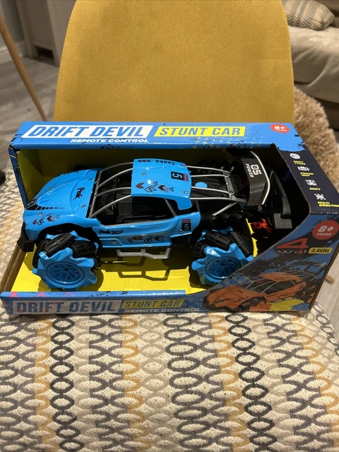 DRIFT DEVIL REMOTE Controlled Stunt Car - Blue BNIB £7.95 - PicClick UK