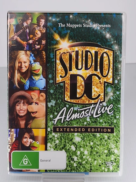 STUDIO DC ALMOST Live DVD Miley Cyrus *Extended Edition Disney Muppets ...