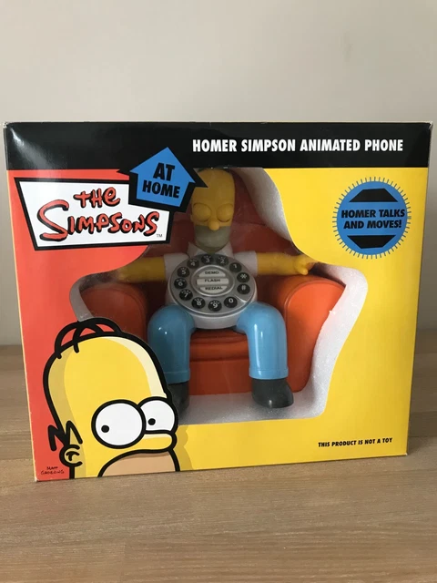 HOMER SIMPSON ANIMATED Phone - The Simpsons - Vintage Animated Phone ...
