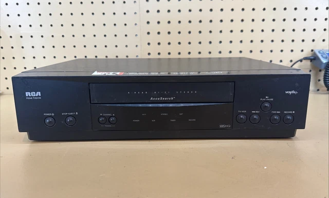 RCA VCR PLUS VCR VHS Player Recorder 4 Head HiFi VR622HF Made In Japan ...