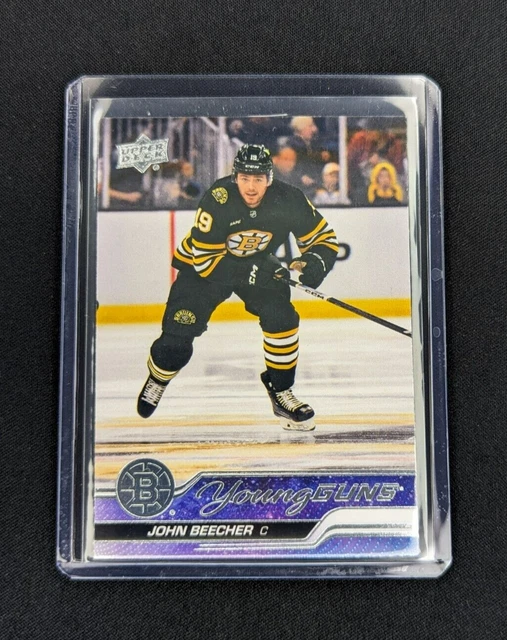 2023-24 UPPER DECK Series 2 John Beecher Young Guns #472 Boston Bruins Rookie EUR 1,22 - PicClick FR