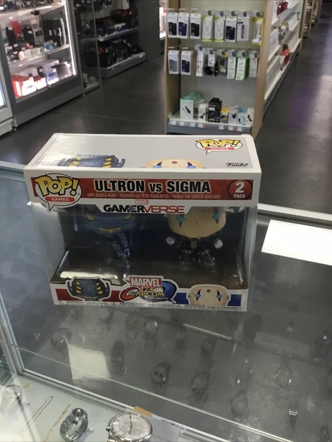 FIGURINE - POP! Games - Marvel vs Capcom - Ultron vs Sigma - 2-pack ...