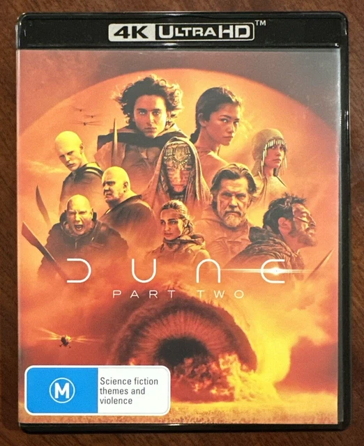 DUNE: PART TWO (4K UHD Blu-Ray, 2024) Zendaya | Timothée Chalamet | *LIKE NEW* $26.95 - PicClick AU